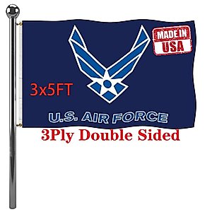 Jayus US Air Force Wing Military Flags 3x5 Outdoor Double Sided Heavy Duty United States Air Force Flag Banner with 2 Grommets