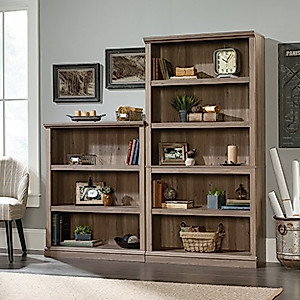 Sauder Select Collection 5-Shelf Bookcase, Salt Oak finish