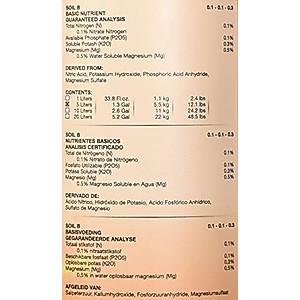 House & Garden Soil Nutrient A and B, 5 L
