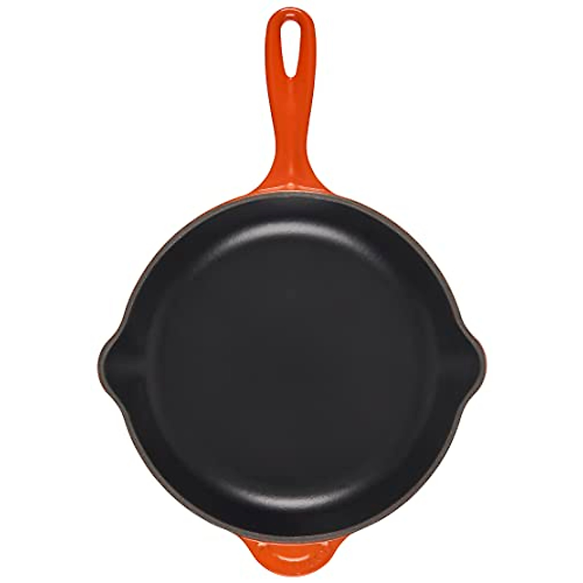 Le Creuset Classic Cast Iron Handle Skillet, 9", Flame