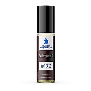 Quality Fragrance Oils' Impression #176, Inspired by Ombre Leather 16 (10ml Roll On)