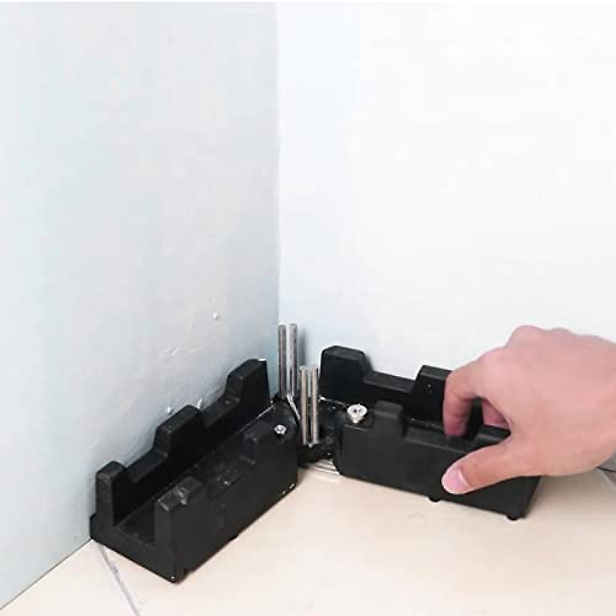 Wobythan 2 in 1 Mitre Measuring Cutting Tool Measuring and Sawing Mitre Angles Cutting Tool Precise Miter Saw Protractor 85-180° Bevels Cutting Tool Miter Gauge Woodworking Tool