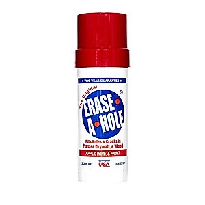 Erase-A-Hole The Original Drywall Repair Putty: A Quick & Easy Solution to Fill The Holes in Your Walls-Also Works on Wood & Plaster (1)