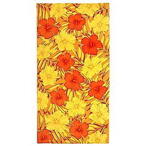 Kaufman - Colorful, Soft, Absorbent 30"X60" Hibiscus Fiber Reactive Beach Towel with ENDHEM - 4 PC Pack - 1427-4PK
