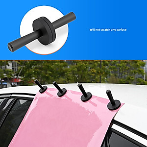 EHDIS Vinyl Wrap Magnets for Cars Wrap Black Magnet Holder Window Tint Tool for Sign Vinyl, Car Wrapping & Crafts Sign Making Car Wrap Magnets-Pack of 4