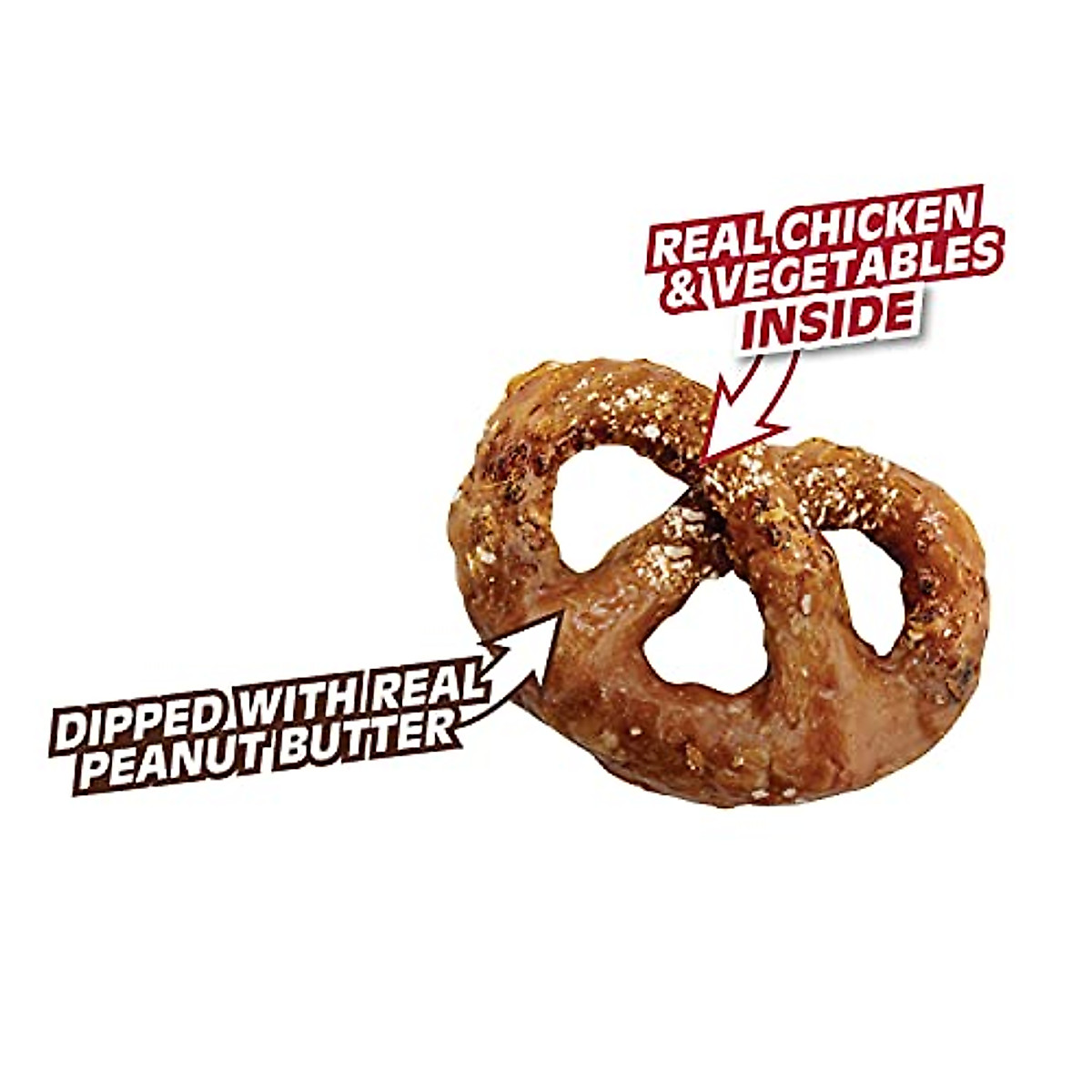 SmartBones No Artificial Colors or Preservatives Pretzel-Style Chews, Treat Your Dog to a Fun Shapped Rawhide-Free Chew