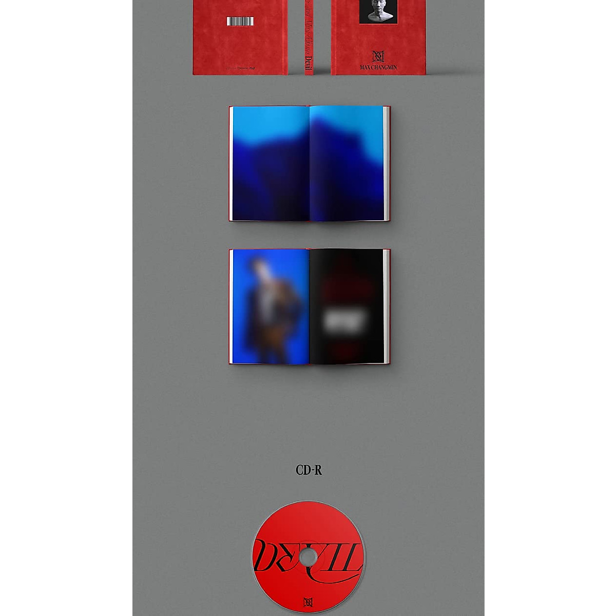 TVXQ! Max Changmin Devil 2nd Mini Album 2 Version Set CD+96p PhotoBook+1p Postcard+1p PhotoCard+Tracking Kpop Sealed