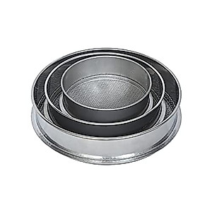 3PCS Soil Sifter for Rocks Sand Compost Sieve
