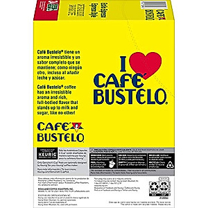 Café Bustelo Espresso Style Dark Roast Coffee, 96 Keurig K-Cup Pods