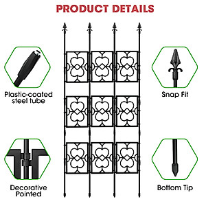 MQHUAYU 78.74" H*35.43" W Climbing Plant Outdoor Trellis, Rust Resistant Sturdy Garden Trellis with Thickened PE Plastic, Trellis Screen Plant Stand for Climbing Roses Clematis Vines Vegetables