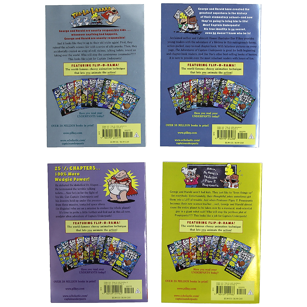 Captain Underpants 10 Books Collection