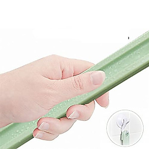 INGVY Dry Brushing Body Brush 1pc Long Handle Bath Brush Soft Body Scrubber Shower Exfoliator Scrub Skin Massager Nylon Cleaning Brush Bathroom Accessories (Color : Green)