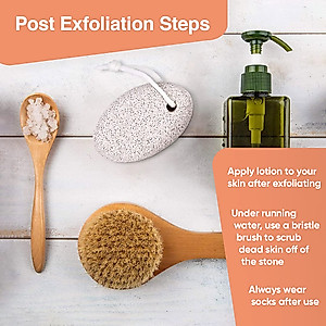 Jogi Life - (4pc) All Natural Pumice Stones | HARD Callus Remover | Premium Foot Filer Exfoliator to Remove Dead Skin |