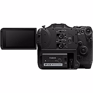 Canon EOS C70 Cinema Camera (RF Lens Mount) (4507C002) + 128GB Extreme Pro SD Card + HDMI Cable + Case + Card Reader + Cleaning Set + Cap Keeper + Hand Strap (Renewed)