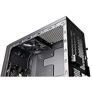 Thermaltake Core G3 Black Slim Small Form Factor ATX Perforated Metal Front and Top Panel Gaming Computer Case 2.0 Edition with Two 120mm Front Fan Pre-Installed CA-1G6-00S1WN-A0