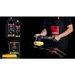 RUPES Fine Compound for Polish & Swirl Remover, Dual Action Buffing Compound Liquid, for Car Detailing & Removing Scratches, High Performance Cleaning Supplies (1000ml/33.8oz, Single Bottle)