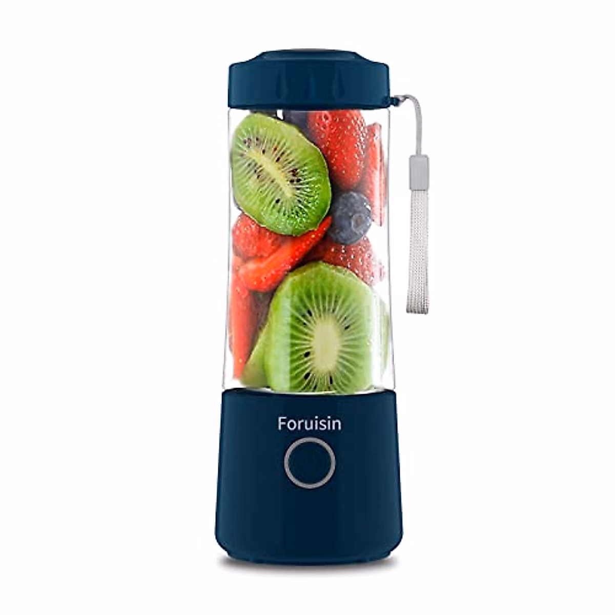 Portable Blender, Foruisin Personal Blender, 14 OZ Mini Size Juicer Cup, Small Blender for Shakes and Smoothies, USB Rechargeable with Six Blades, Green