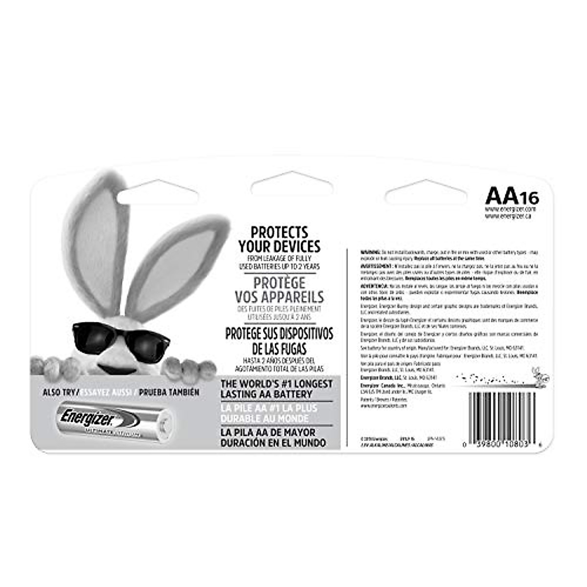 Energizer AA Batteries, Max Alkaline Batteries, 16 Count