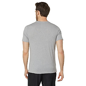 Reebok Men's Reebok Linear Logo T-shirt, medium grey heather, Small