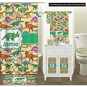 RNK Shops Dinosaurs Waste Basket - Single Sided (Black) (Personalized)