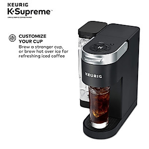 Keurig K-Supreme Single Serve K-Cup Pod Coffee Maker (Black)