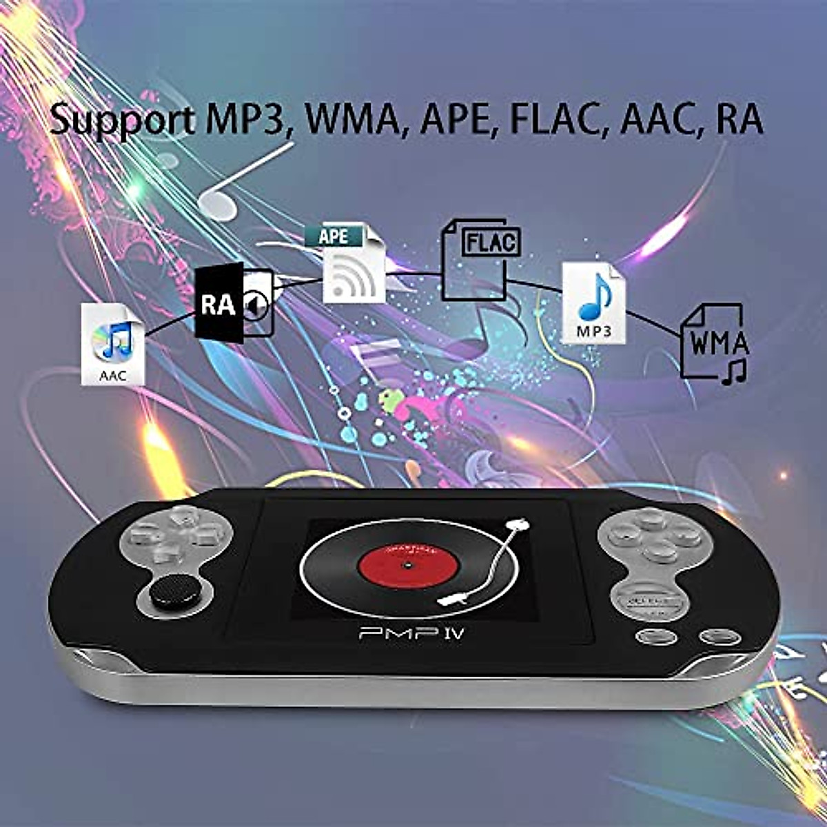 Daxceirry PMP4 Retro Portable Handheld Emulator Game Console 32 Bit 500 in 1 Game PMPIV Classic Console Support Headphone Output Video HD Display