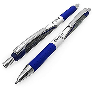 Zebra Classic Z-Grip Flight Ballpoint Pens - 1.2mm - Blue Ink - Pack of 20