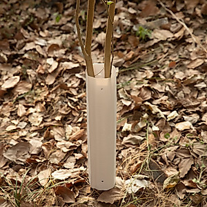 4pcs Expandable Tree Guards,Flexible Tree Bark Protector,Tree Trunk Protector Tubes Wraps to Protect Saplings Plants from Weed whackers, Trimmers, and Animals (4)