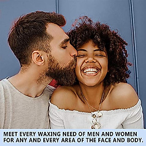 BLITZWAX Waxing Kit for Women Men Digital Wax Warmer Hard Wax Kit with 50 Wax Accessories 14oz Wax Beans for Full Body Brazilian Bikini Armpit Hair Removal