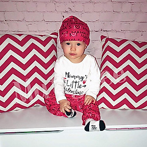 Singcoco Baby Boy Valentine's Day Outfit Newborn Mommy's Little Valentine Bodysuit (Red, 0-3 Months)