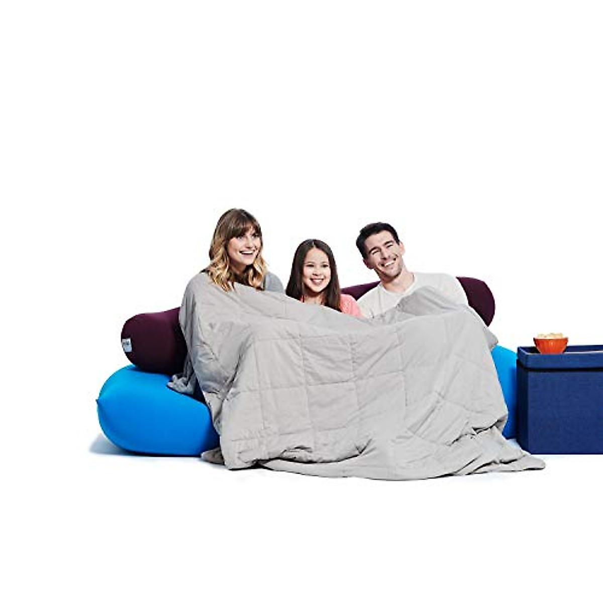 Yogibo CozyBo All-Season Blanket, Lightweight, Soft, Cozy, Sensory Blanket Filled with Special FiBeads, Turquoise