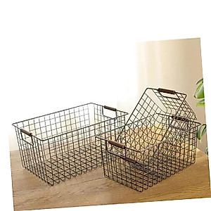 MAGICLULU Sundries Storage Organizer Debris Storage Basket Desktop Storage Basket Home Storage Container