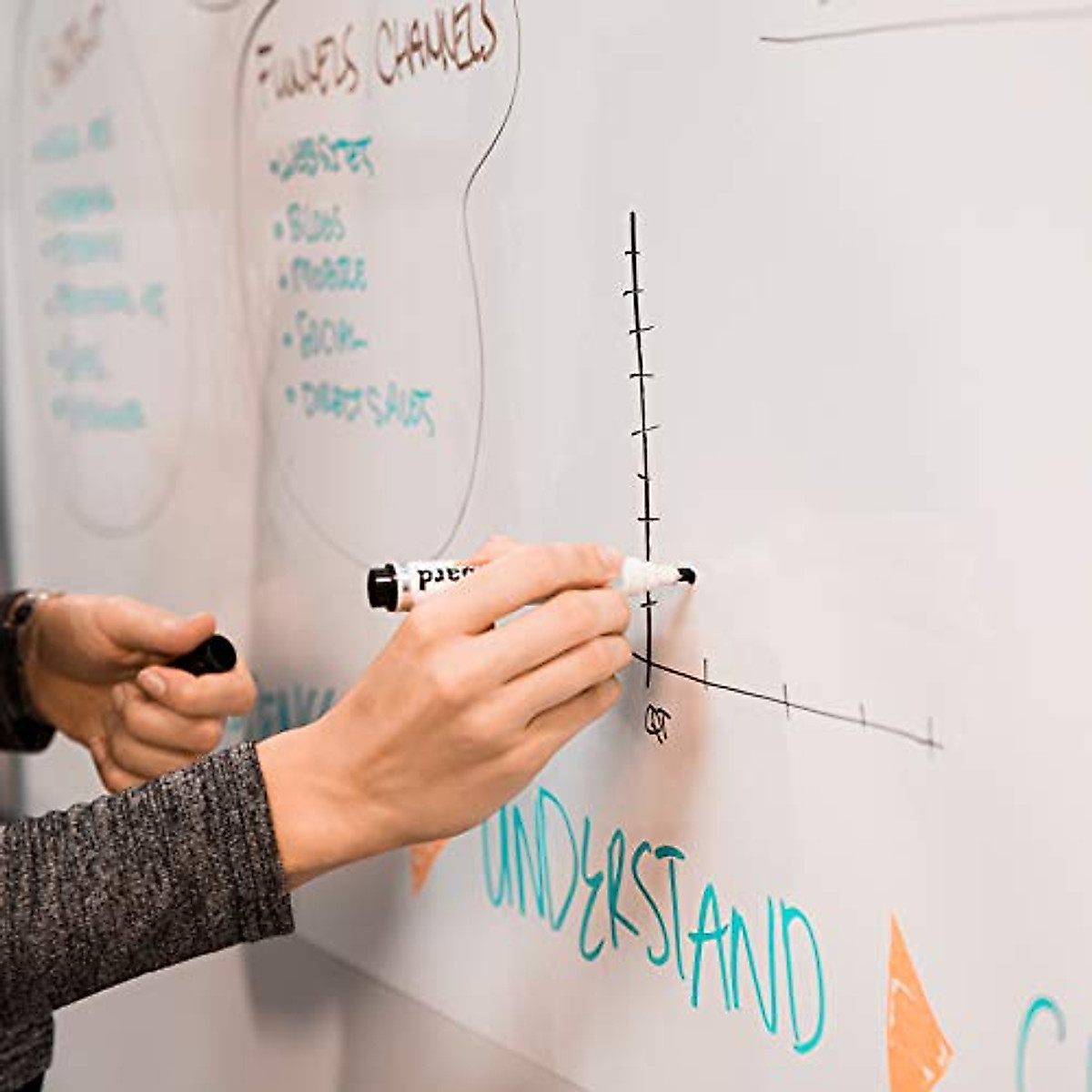 Dry Erase Whiteboard Wall Decal Sticker – 36 x 72 Inch Large Self-Adhesive, Removable, Residue Free Contact Paper for Kids, Home, and Office – Marker & Eraser Included