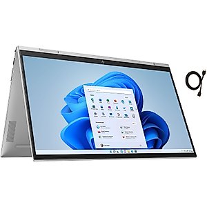 Newest HP Envy x360 Convert 15.6" FHD Touchscreen IPS Premium 2-in-1 Laptop, 11th Gen Intel 4-Core i5-1155G7, 16GB RAM, 512GB PCIe SSD, Backlit KB, Fingerprint Reader, Windows 11 Home + HDMI Cable