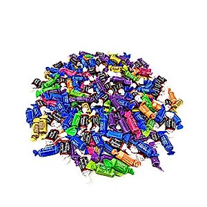 Tootsie Roll Fruit Chews And Original Chocolate Midgees American Chewy Taffies Candy Individually Wrapped In Resealable Bag Bulk 3 Lbs 130+pcs (48-oz) - Made In USA