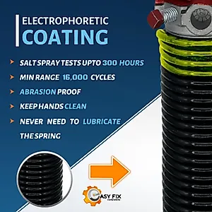 Garage Door Torision Springs Replacement (Pair - Bundle, 207x2x25)