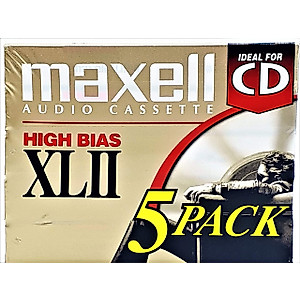 Xlii 90 High Bias Audio Cassette Tape -5-Pack