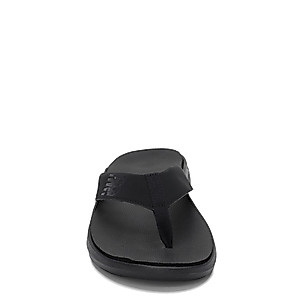 New Balance Men's 340 V1 Flip-Flop, Black/Magnet, 13