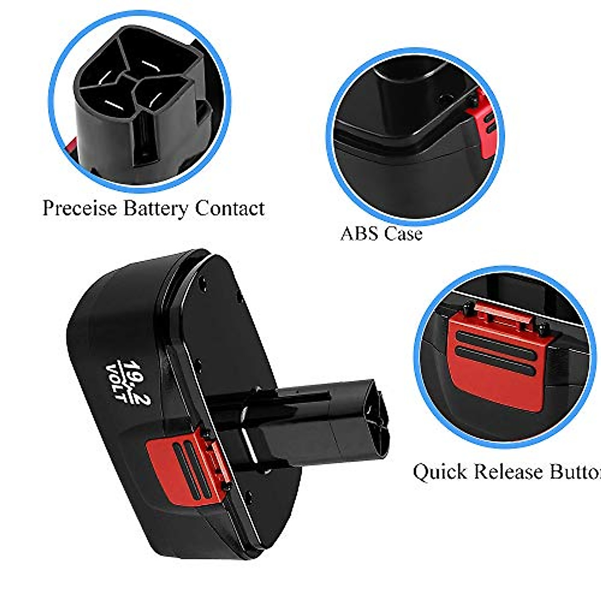 [Upgraded to 3.6Ah] 2 Pack Replacement Battery Compatible with Craftsman 19.2 Volt Battery C3 DieHard 130279005 130279003 130279017 315.115410 315.113753 315.11485 1302350211323903 1323517 120235021