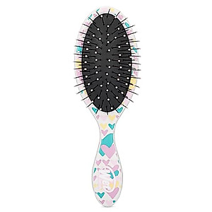 Wet Brush Kids Detangler Hair Brushes - Midi Hearts - Detangling Brush with Ultra-Soft IntelliFlex Bristles Glide Through Tangles with Ease - Pain-Free Comb for All Hair Types