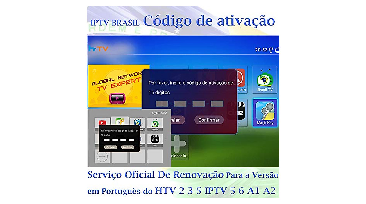 Renove seu IPTV Brasil com Código DOODOT 16 Dígitos
