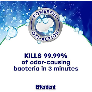 Efferdent Cleaning Tablets for Dentures, Partials, Retainers, Aligners, and Other Denture Applianes, Minty Fresh & Clean, 44 Count in Each (Pack of 12)