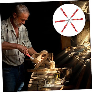 12 Pcs Carving Hand Carving Tools Wood Carving Tools Woodworking Cutters Engraving Knives Wooden Marking Knives Woodworking Line Tools Woodcut Knives Carpenter Tools