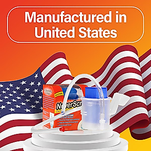 NeverScrub! Self Cleaning Toilet System - Automatic Toilet Bowl Cleaner with Starter Cartridge, Lasts Up 3 Months Continuous Cleaning - Refillable Toilet Bowl Cleaner for Stains, Rings, and Odor