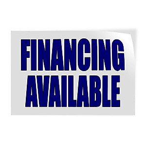 Decal Stickers Multiple Sizes Financing Available Promotion Business Industrial Vinyl Safety Sign Label Business 24x18Inches