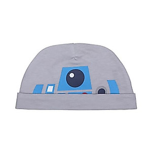 STAR WARS Boys’ Roleplay Short Sleeve Bodysuit for Newborn and Infant – White or Brown or Black