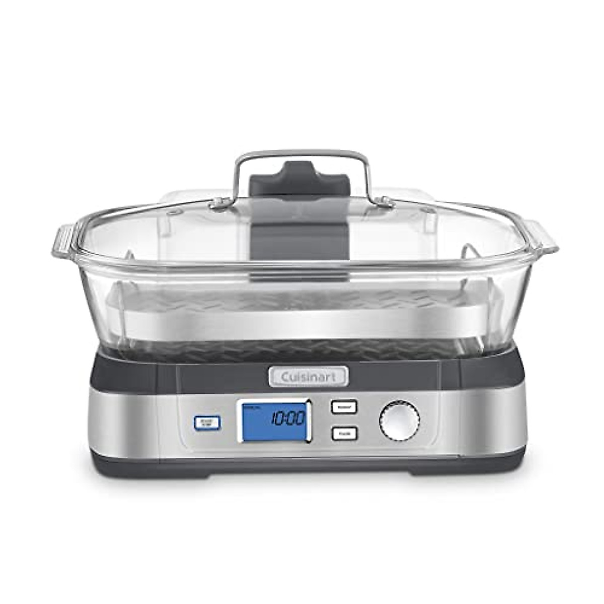 Cuisinart STM-1000 Cook Fresh Digital Glass Steamer, One Size, Stainless Steel