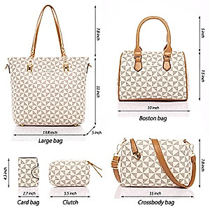 2E-youth Designer Purses And Handbags For Women Satchel Shoulder Bag Tote Bag For Work Clutch Purses (2-beige)