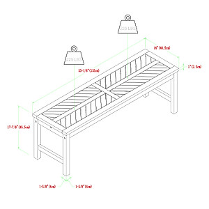 Walker Edison 6-8 Person Outdoor Wood Chevron Patio Furniture Dining Set Extendable Table Chairs Bench All Weather Backyard Conversation Garden Poolside Balcony, 4 Piece, Brown