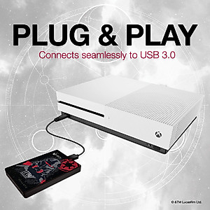 Seagate External Portable HDD, 2TB, Star Wars Edition, Jedi Fallen Order, Officially Licensed for Xbox, and Two-Year Rescue Services (STEA2000426)